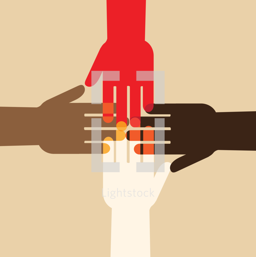 Stock Vector - unity, diversity, together, team, ethnicity,... by ...