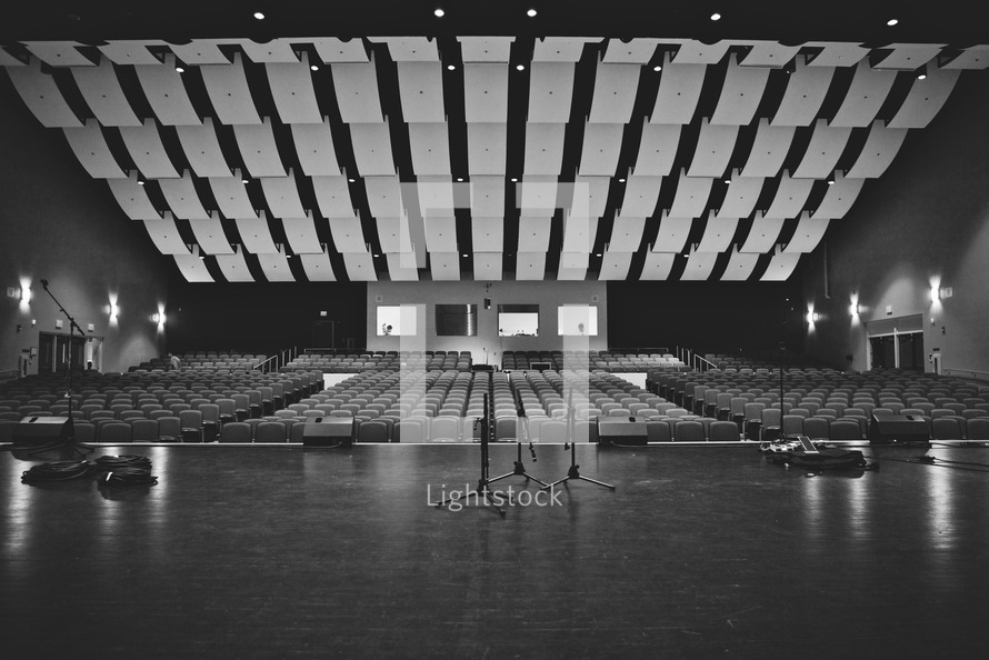 Stock Photo - Empty stage before a concert by Alex Workman - Lightstock